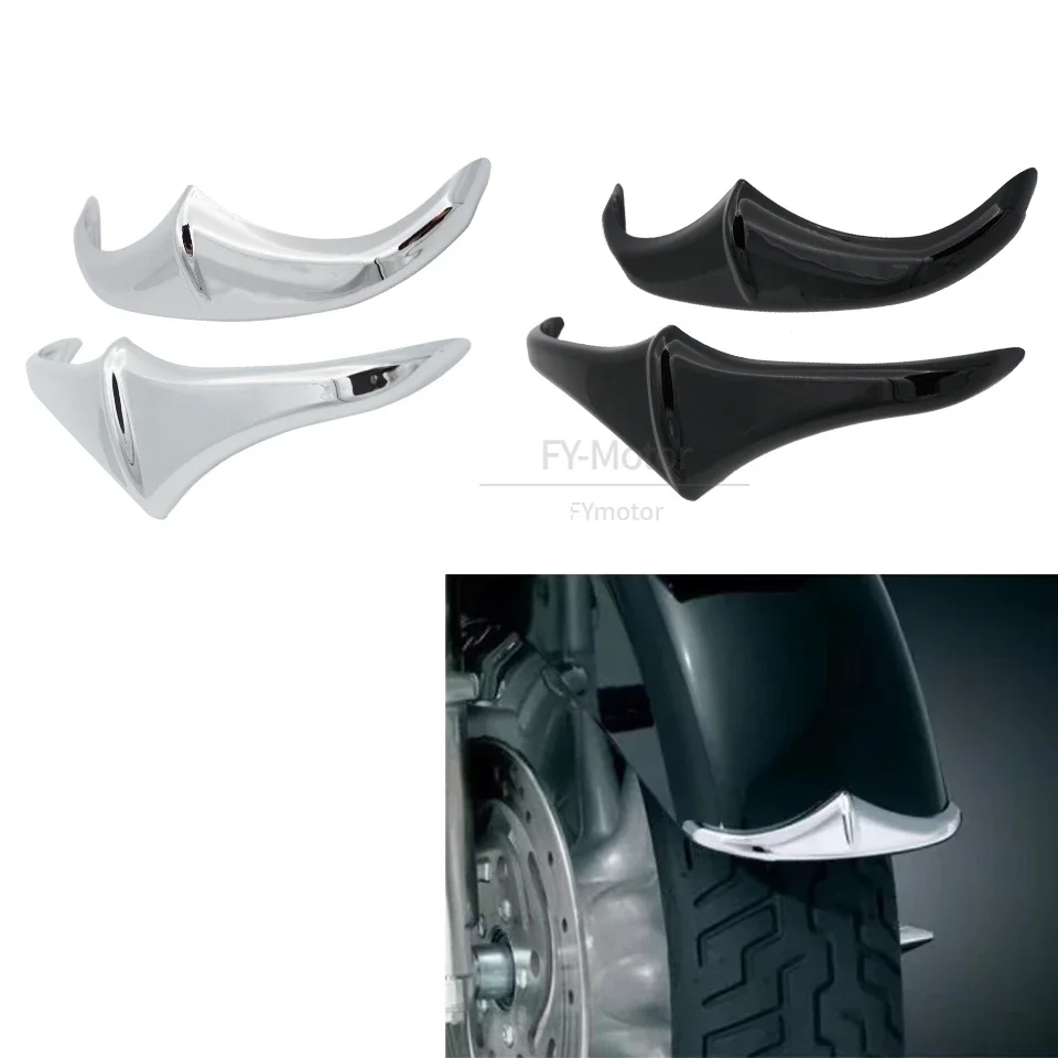 Motorcycle Front Rear Fender Trailing Leading Edge Tip Trim Accent Fit ...