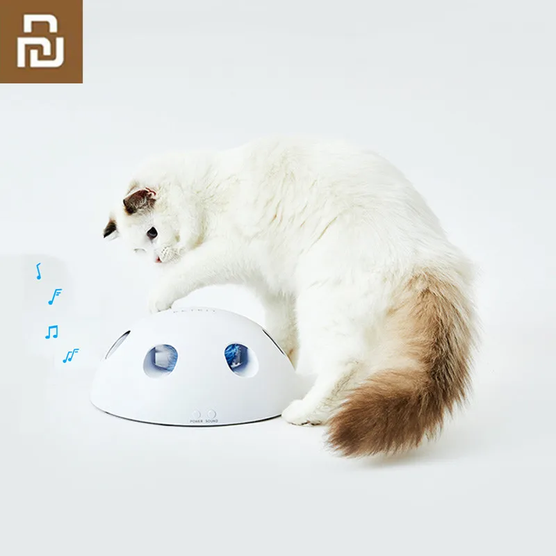 Youpin PETKIT Smart Interactive Cat Toy with Feather Automatic ...