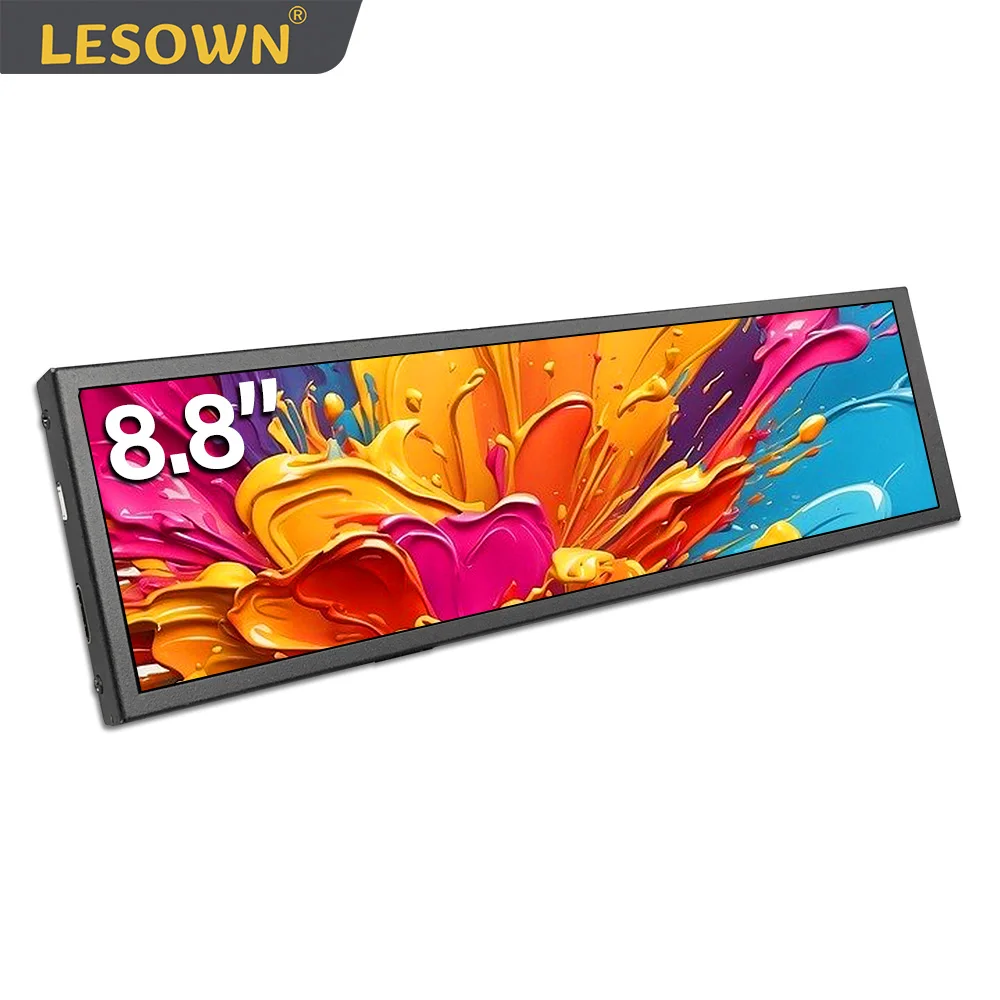 LESOWN-Long-Strip-Touch-Screen-Display-8-8-inch-Small-LCD-Screen-IPS ...