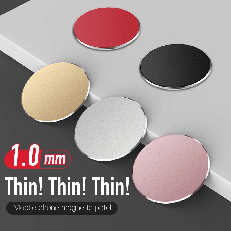 Thin-Frosting-Magnetic-Metal-Plate-Ring-Wireless-Charger-Iron-Sheet ...