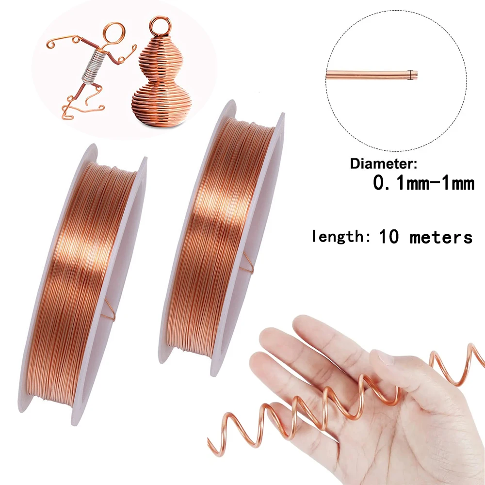 10M-bare-copper-wire-pure-copper-wire-T2-copper-coil-conductive-copper ...