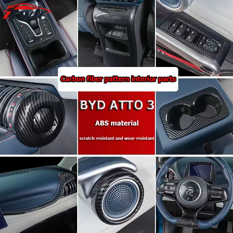 ZLWR-BYD-ATTO-3-special-interior-carbon-fiber-switch-gear-decorative ...