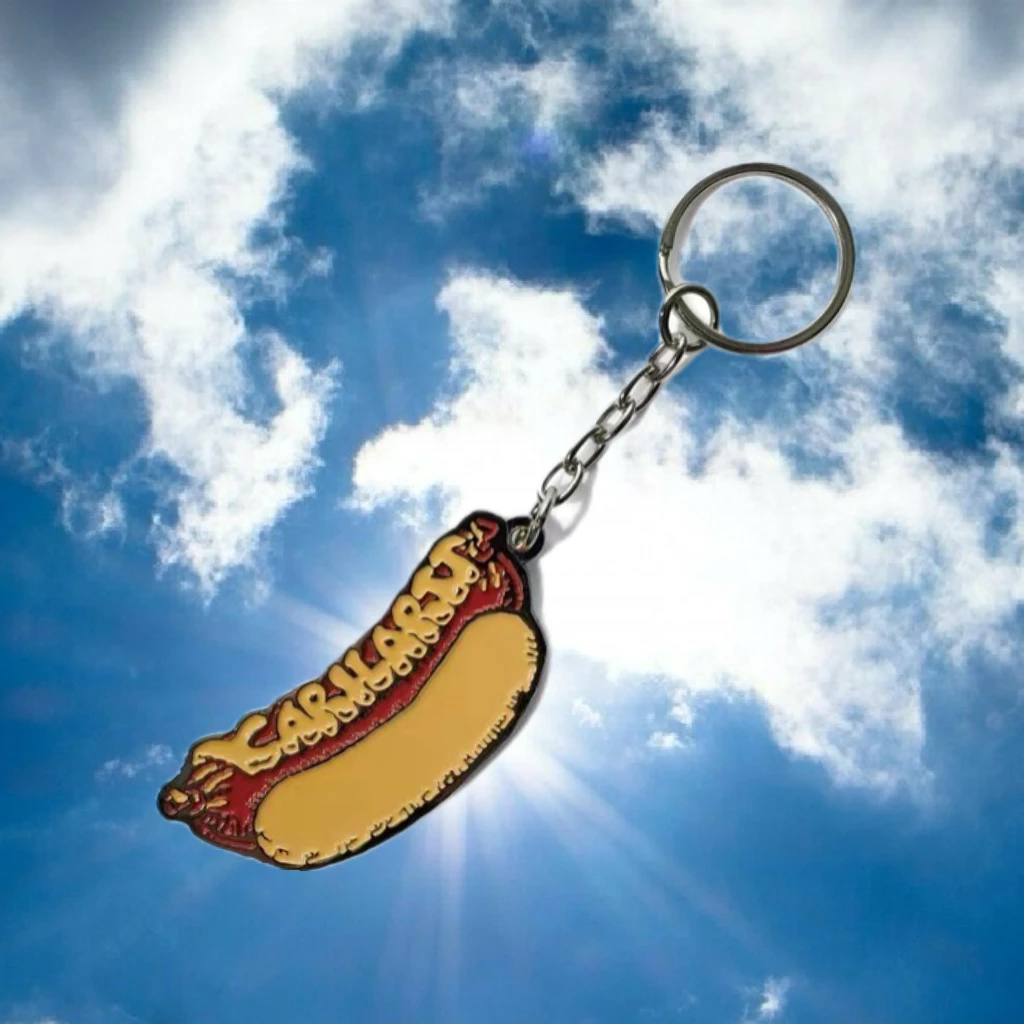 Trendy Hot Dog Keychain Accory Khart WIP Flavor Keychain Hanging ...