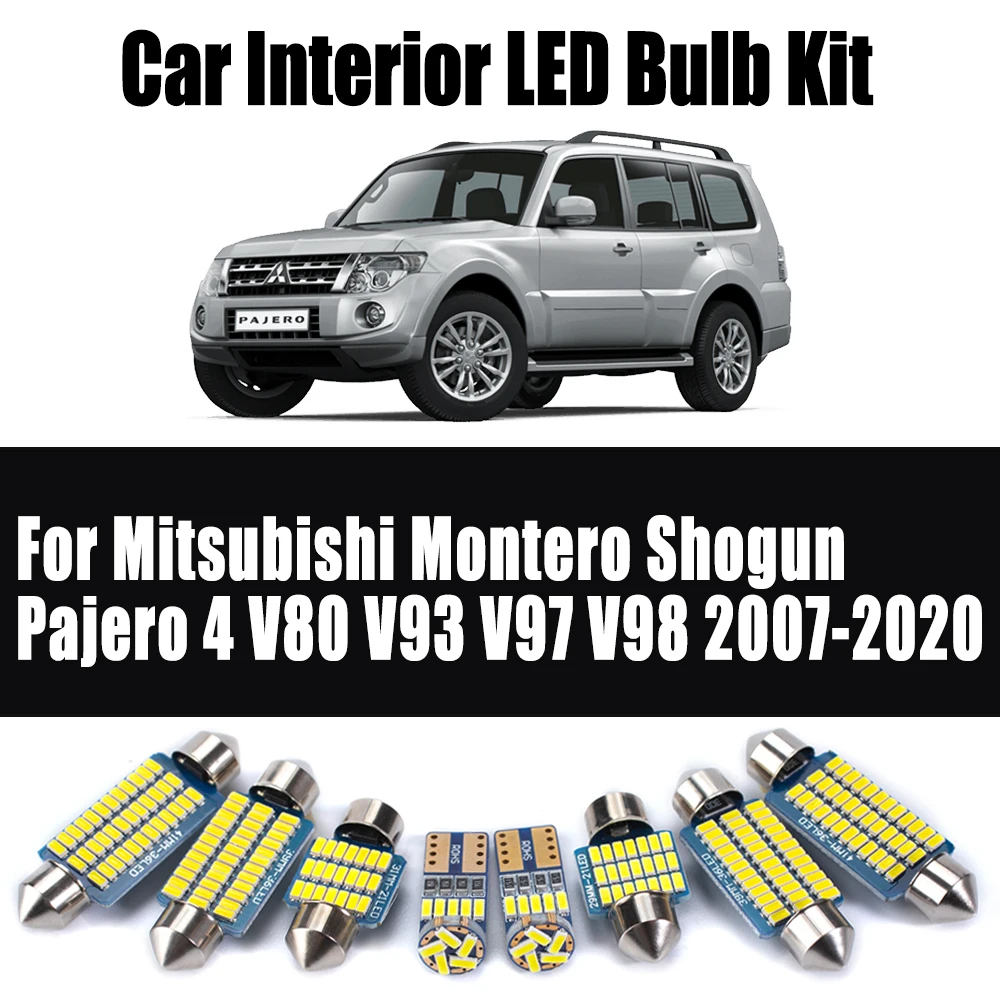 15Pcs Canbus LED Interior Dome Light Kit Car Bulbs For Mitsubishi ...