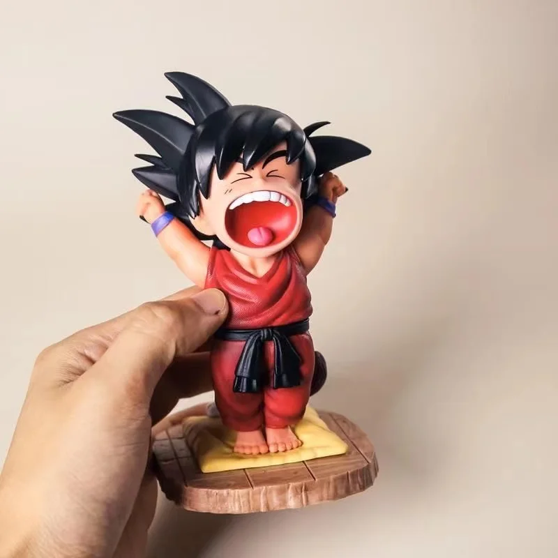Figura de acción de Dragon Ball Z FIigure, Son Goku, Good Morning, Bown ...