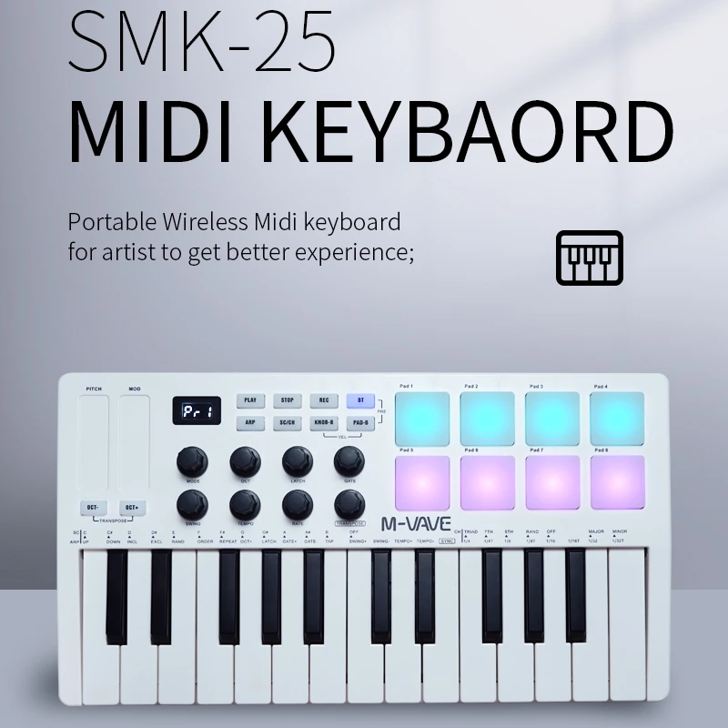 SMK-25 USB MIDI Keyboard Controller