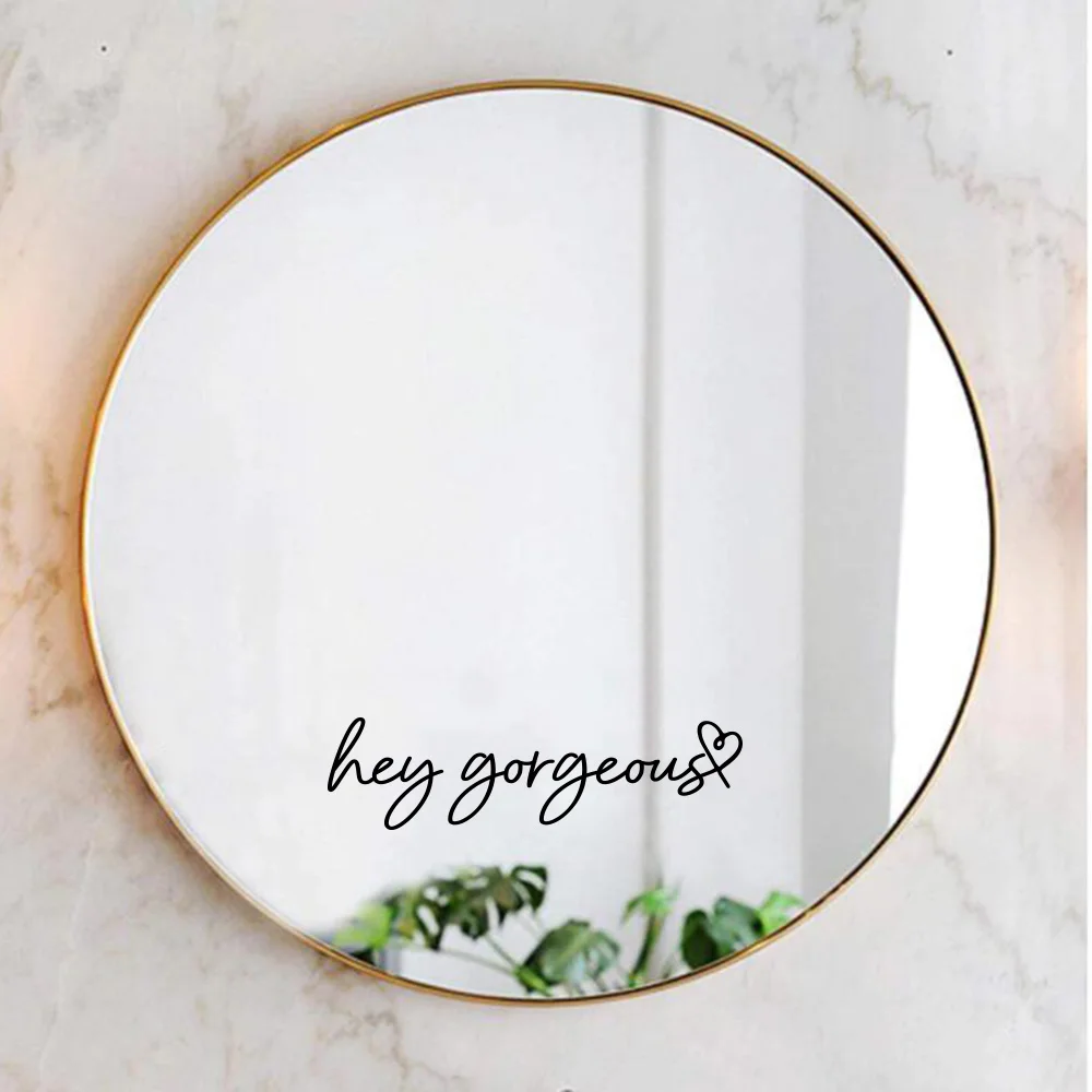 Funny Stickers Home Decor | Mirror Black Stickers | Mirror Vinyl ...