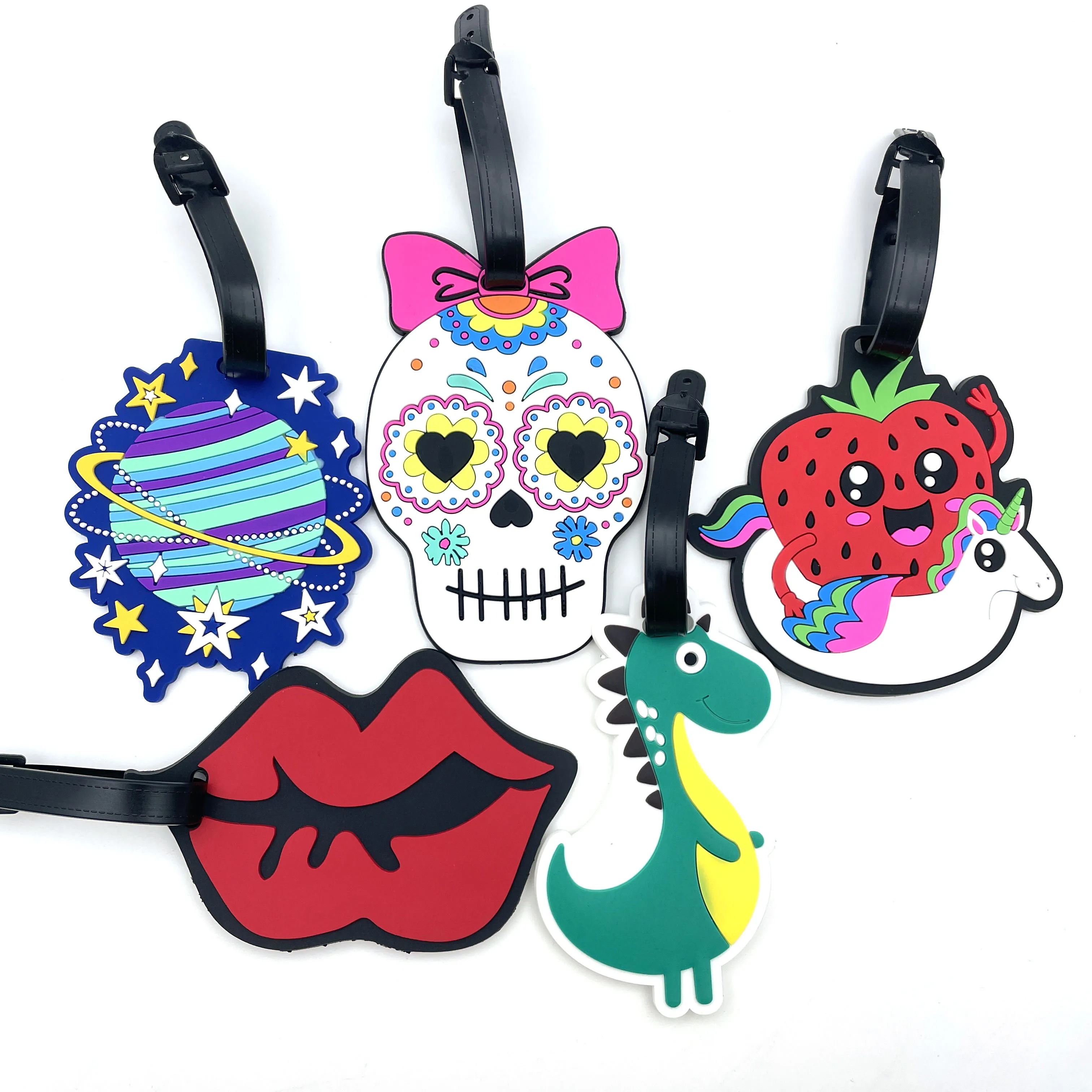 1PC-Cute-Luggage-Tag-Plastic-Baggage-Tags-Women-Men-Boarding-Shipping ...