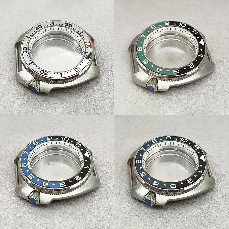 44mm SKX 6105 Turtle Abalone Watch Case Fits Seiko SKX007 NH35 NH36 ...