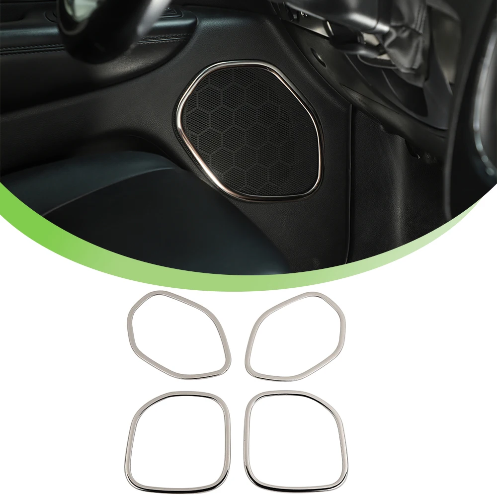 for-Dodge-Durango-2011-2022-Door-Speaker-Decoration-Ring-Loudspeaker ...