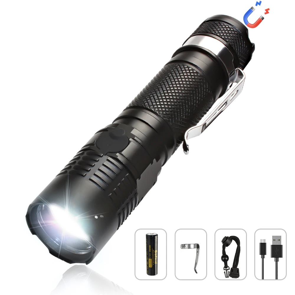 Sofirn S11C Zoomable Flashlight 1000lm LH351D 5000K LED Torch Portable ...