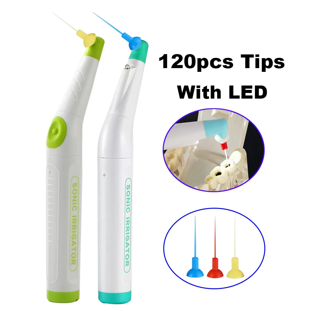 Activador de irrigador sónico de Canal radicular con puntas de 120 piezas, archivos Endo para ...