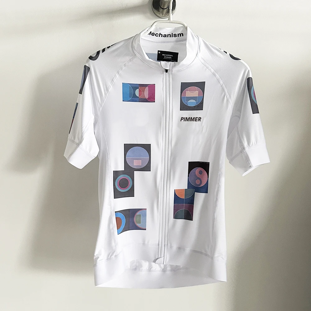 MEN-Cycling-Jersey-Pimmer-white-Cycling-Jersey-Pro-Team-Riding-Bicycle ...