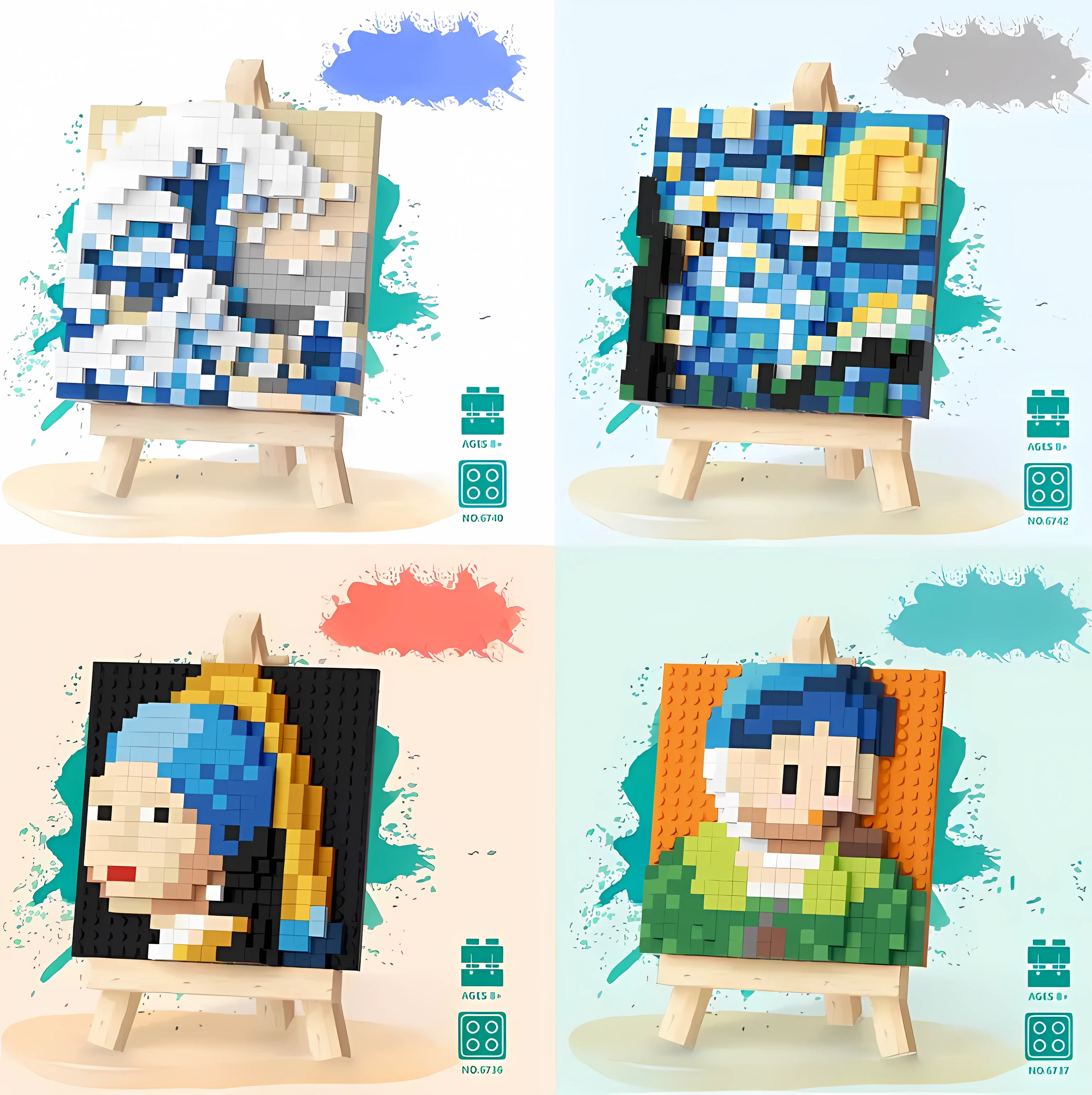 DIY-Oil-Painting-Building-Blocks-Educational-Toys-for-Boys-Girls ...