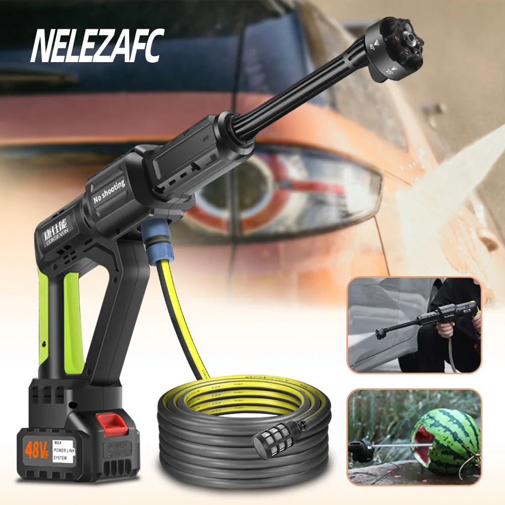 1000W-Brushless-High-Pressure-Electric-Car-Washer-Gun-200BAR-30000mAh ...