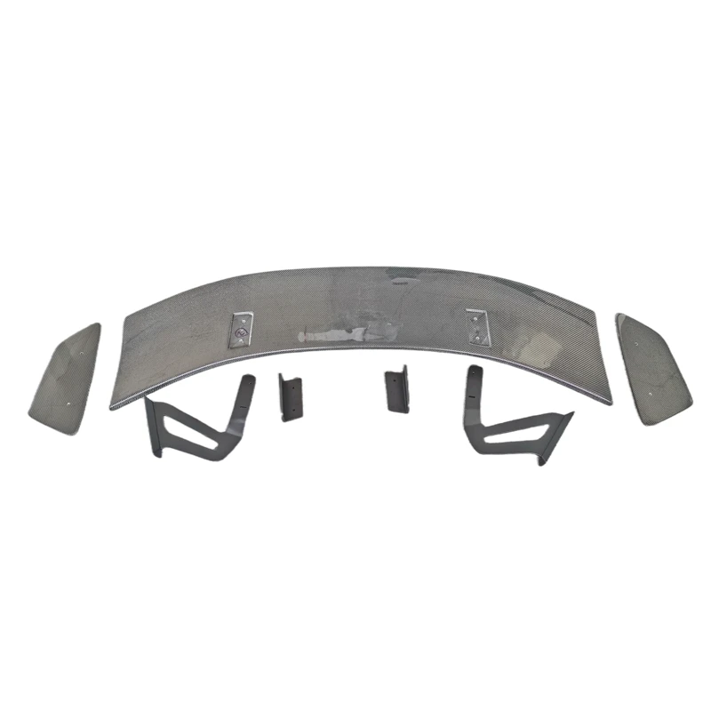 Gooseneck style carbon fiber rear spoiler GT4 car rear wing for porsche ...