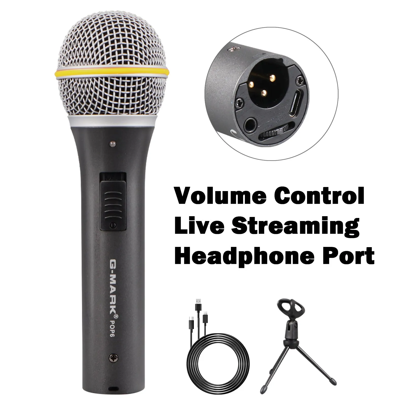 Microphone-filaire-G-MARK-POP6-karaok-d-terminer-les-performances ...