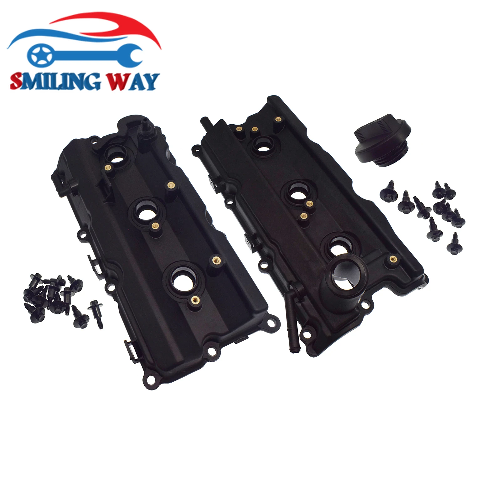 2pcs-Left-Right-Set-Engine-Valve-Cover-Cap-Gasket-For-Infiniti-FX35-G35 ...