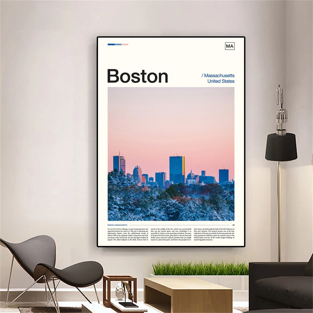 The Town Boston Poster