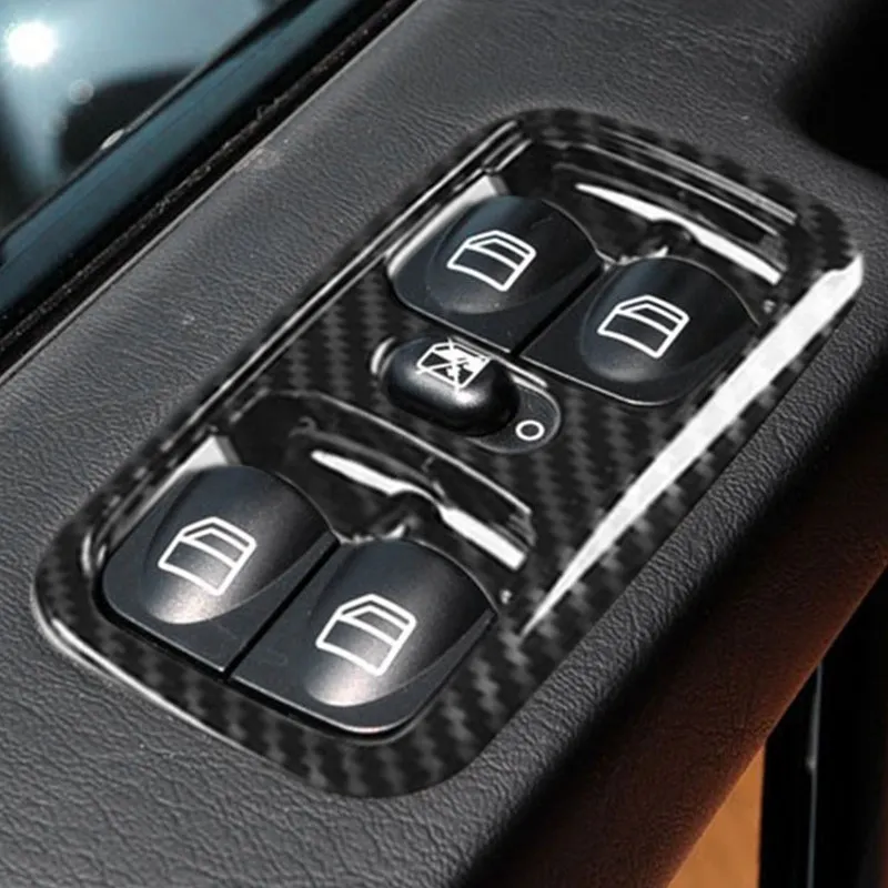 Car Styling Inner Accessories Door Window Lift Button Cover Trim For ...