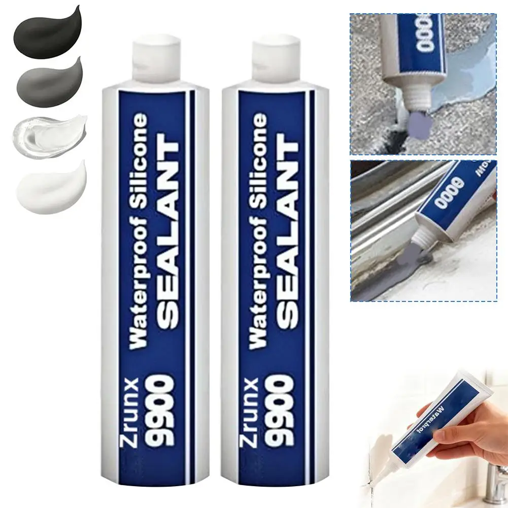 9900 Silicone Waterproof Sealant - Versatile Clear Caulk for Roof ...