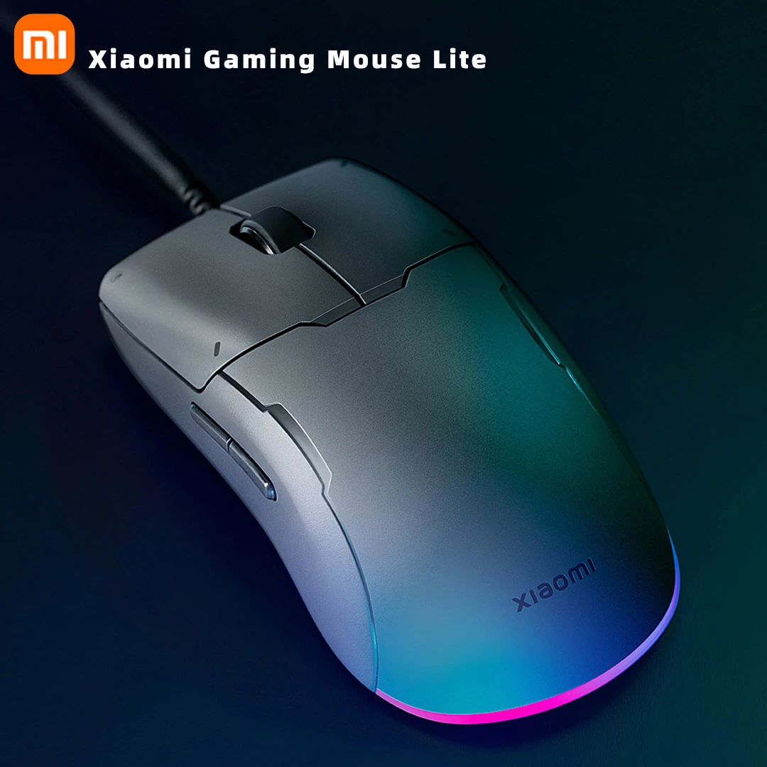 Xiaomi Gaming Mouse Lite RGB Computer Mouse Gaming Gamer 6200DPI ...
