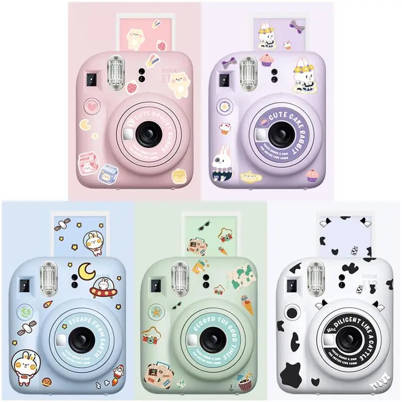 For-Instax-Mini-12-PVC-Stickers-DIY-Decoration-Stickers-Compatible ...