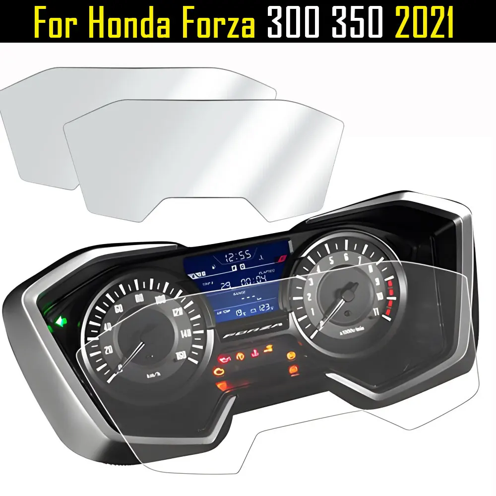 2X for Honda Forza 300 Forza 350 2021 Accessories Dashboard TPU Screen ...
