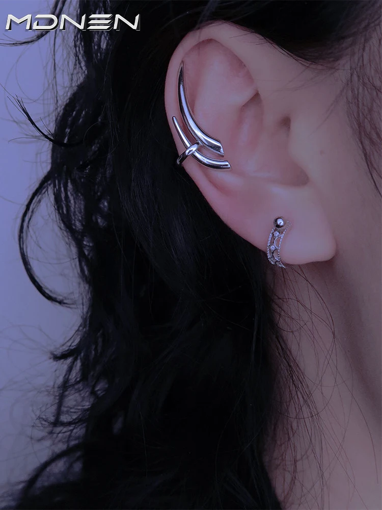 Clip-de-oreja-de-l-nea-de-Metal-ajustable-estilo-Cyberpunk-joyer-a-para ...