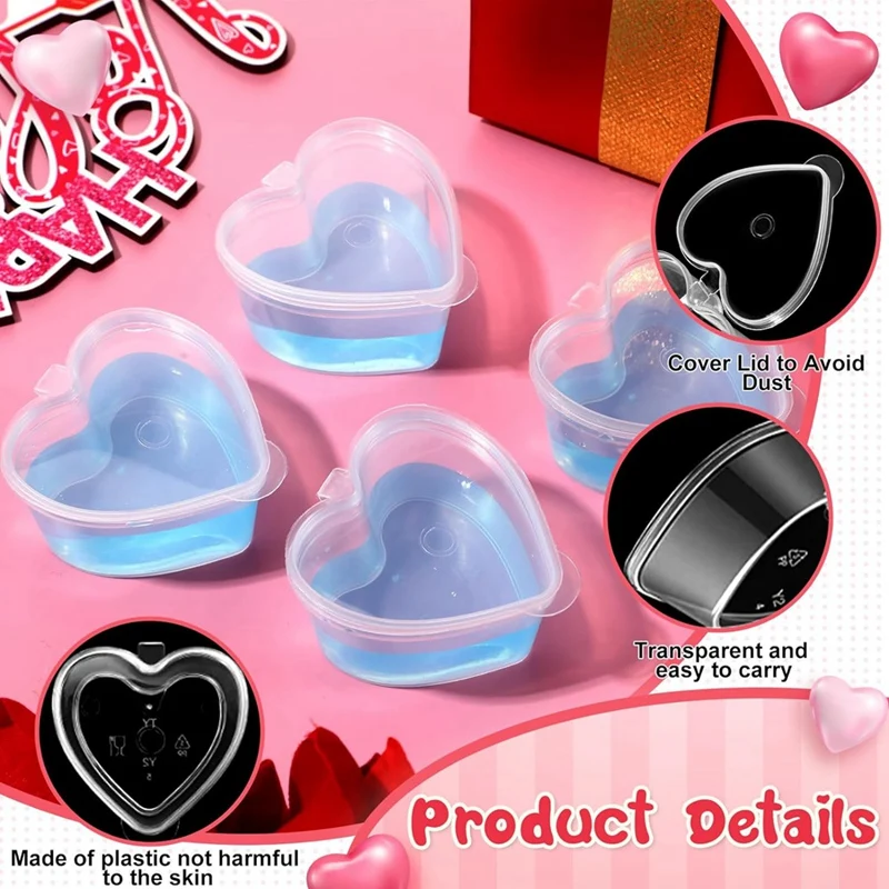100-Pcs-2-4-Oz-Valentine-s-Day-Heart-Shaped-Containers-Plastic-Box-With ...