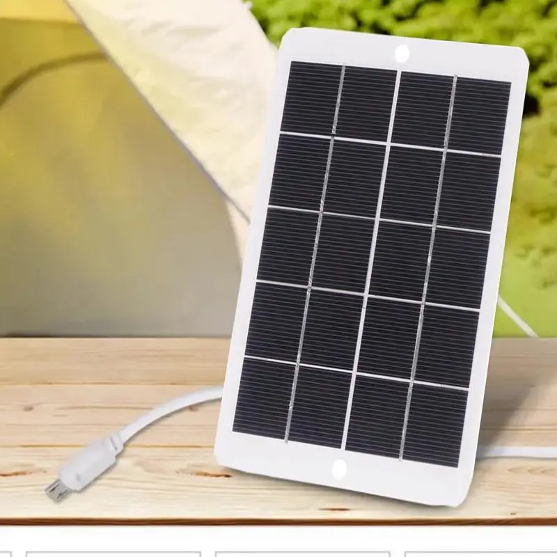 3W-5V-Mini-Solar-Panel-With-USB-Waterproof-Outdoor-Hiking-And-Camping ...
