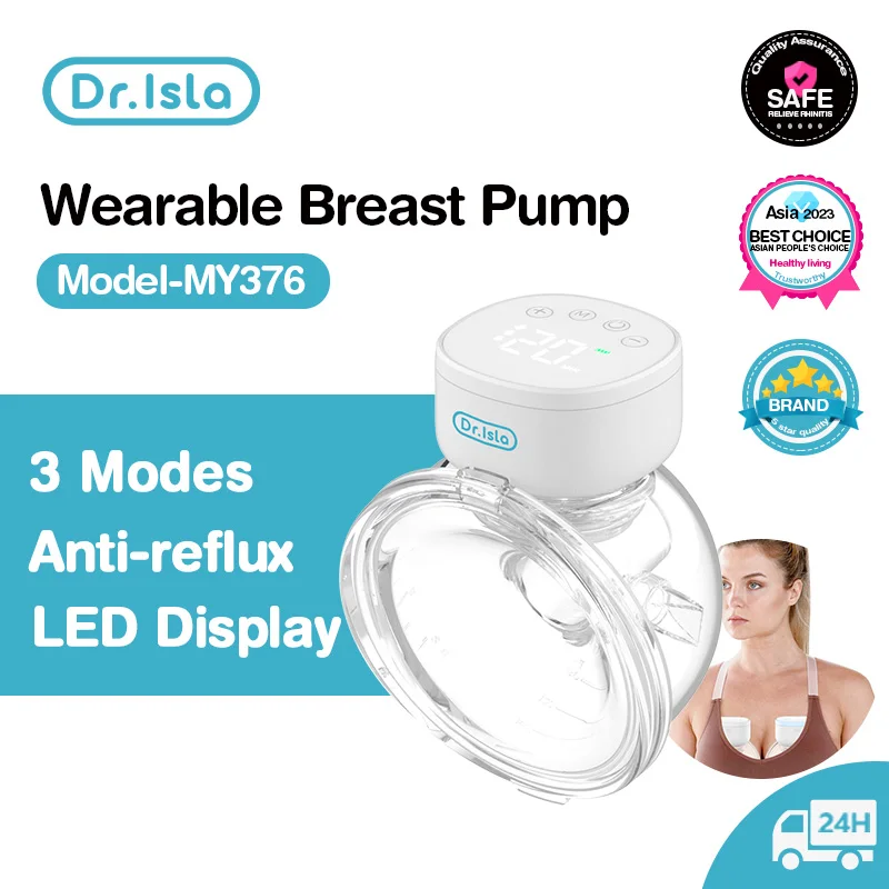 New-Wearable-Breast-Pum-Hands-Free-Electric-Breast-Pump-Silent ...