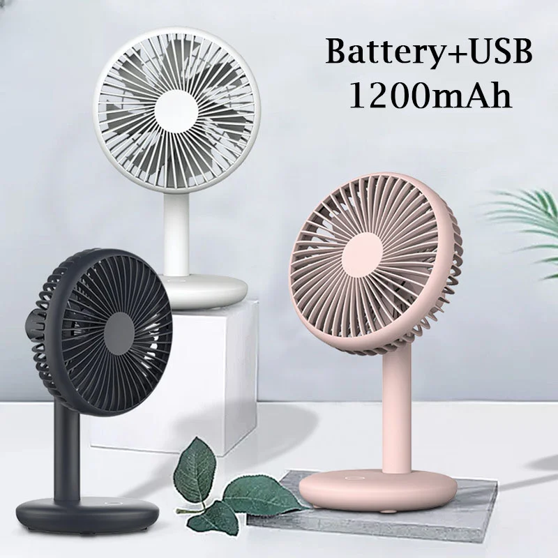 Portable-Desk-Fan-USB-Rechargeable-Folding-Cooling-Fan-Outdoor-Camping ...