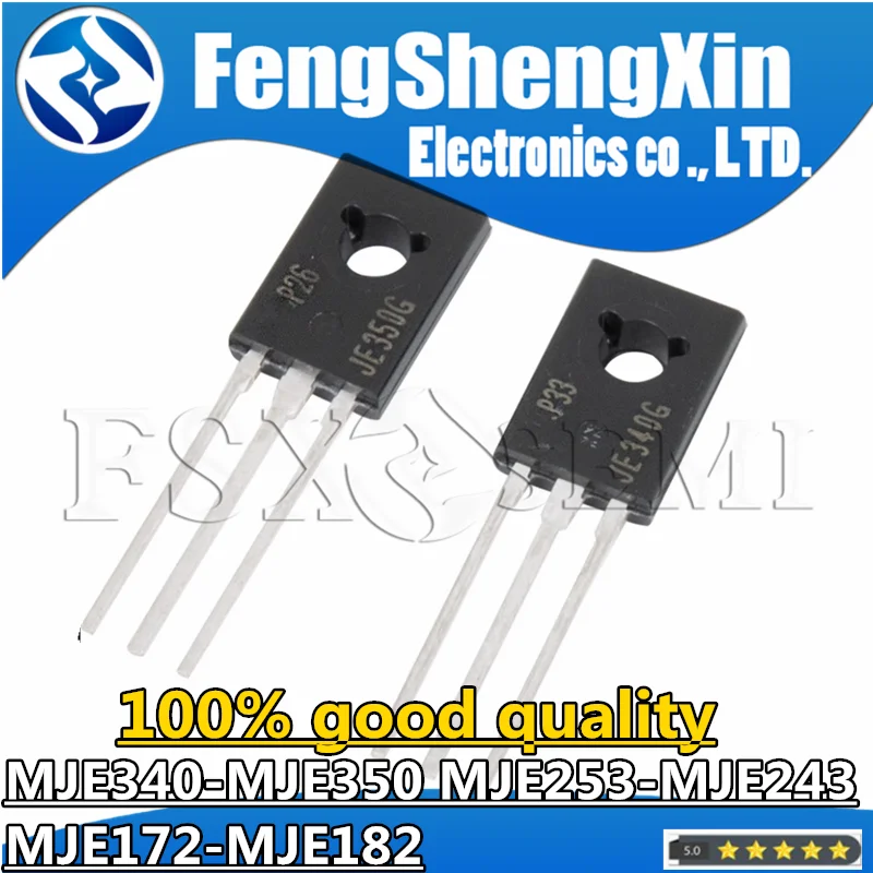10pcs (5pcs Mje340 + 5pcs Mje350 ) To-126 5pair Kse340 Kse350 To126 ...