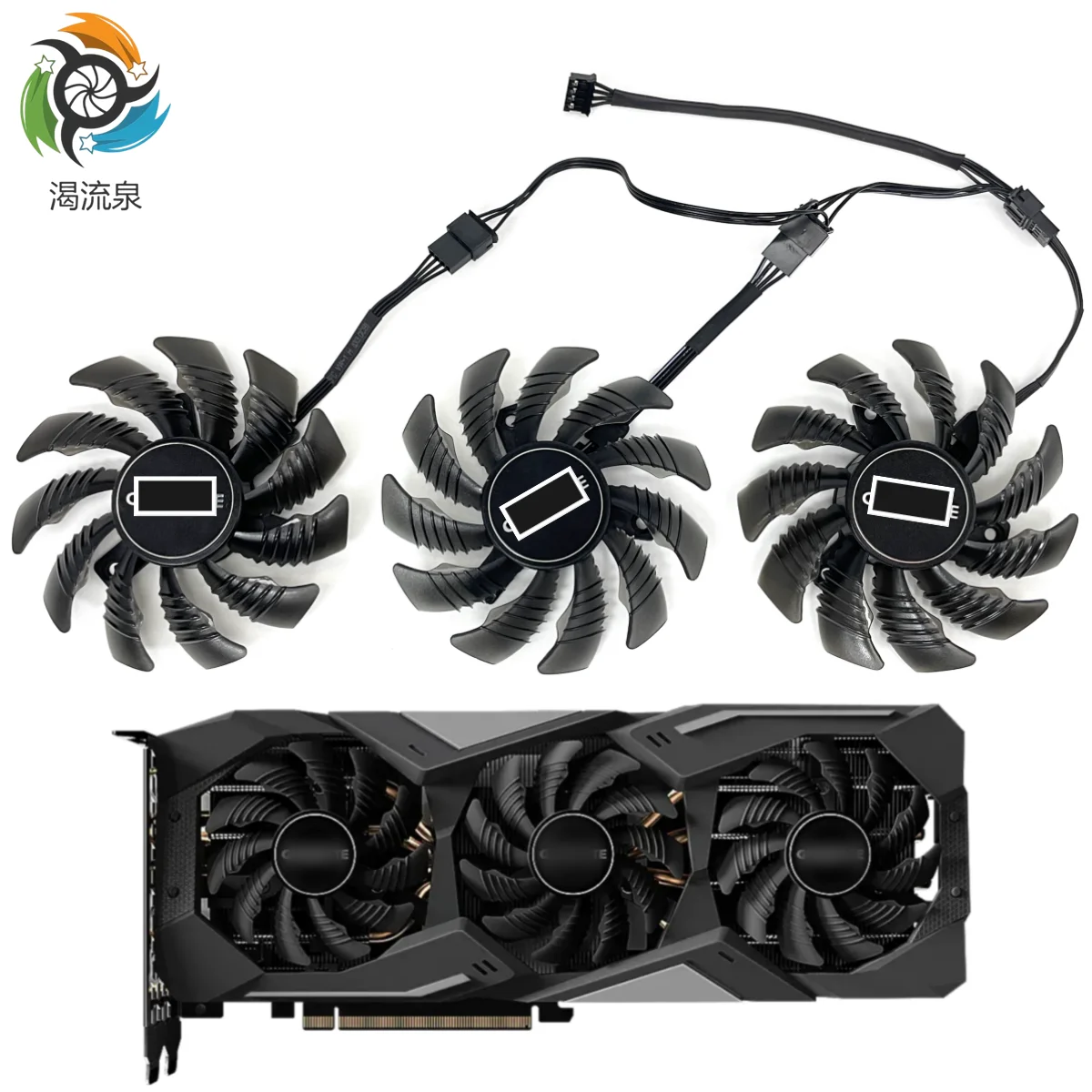 New 78MM PLD08010S12HH GTX 1660 Cooling Fan For Gigabyte GTX 1660 1660 ...