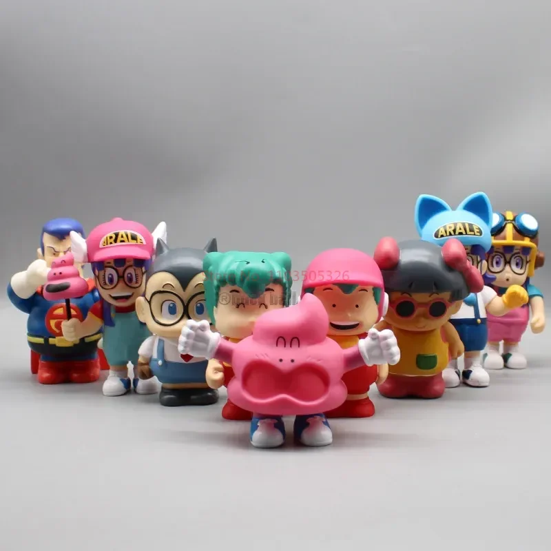 9pcs-set-Dr-Slump-Series-Figure-Arale-Anime-Figures-Cute-Arale-Statue ...