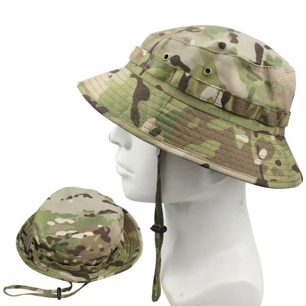 Men-s-Camouflage-Boonie-Hats-3D-Leaves-Camo-Cap-Ghillie-Caps-Hunter ...