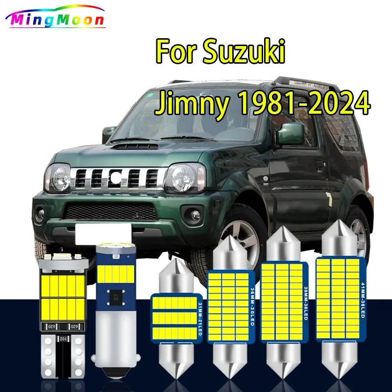 LED-Bulbs-Interior-Map-Dome-License-Plate-Light-Kit-For-Suzuki-Jimny ...