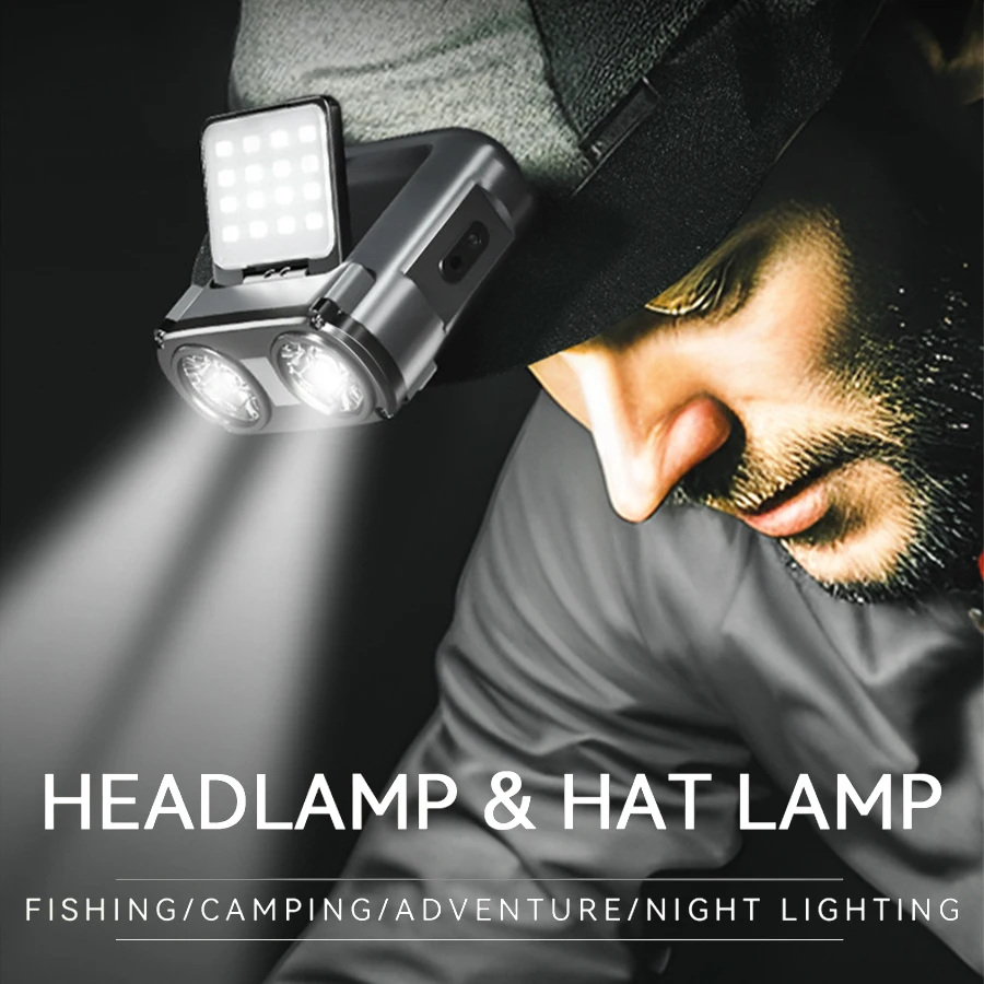 Owl-LED-Induction-Headlamp-Type-c-Rechargeable-Headlight-Portable ...