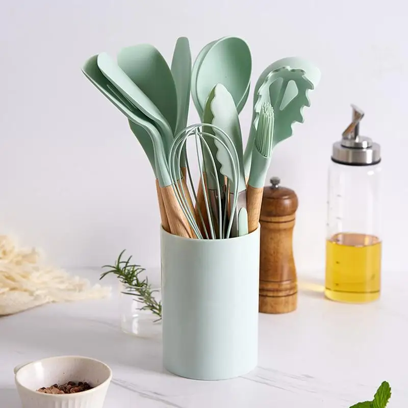 11ps-Set-Kitchenware-Set-Kitchen-Utensils-Baking-Tools-Solid-Wood ...