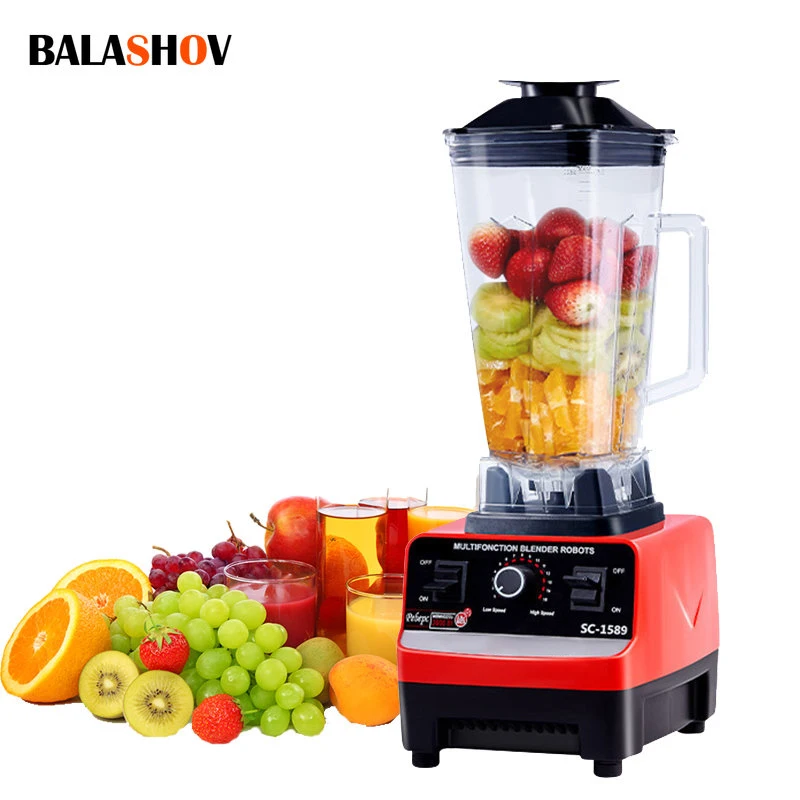 2000w Hochleistungs Mixer 6 Klingen Mixer Küchenmaschine Eis Smoothies ...