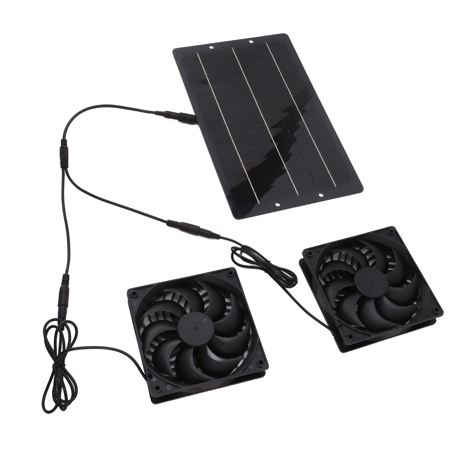 10W-Solar-Panel-Fan-Kit-Weatherproof-Solar-Powered-Dual-Exhaust-Fan ...