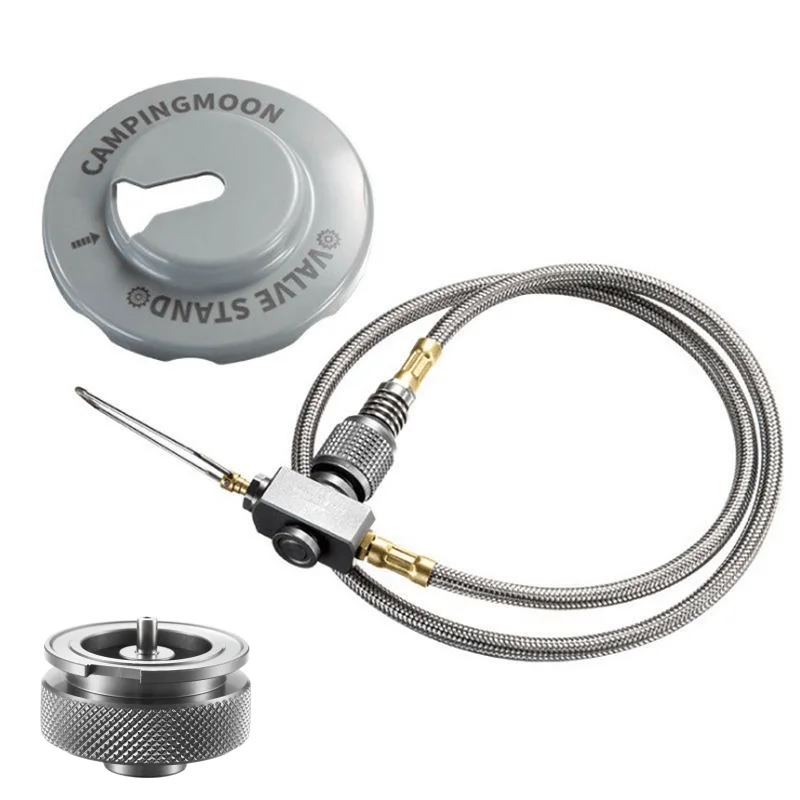 Outdoor-Camping-Gas-Extension-Tube-Stove-Adapter-Gas-Canister-Extent ...