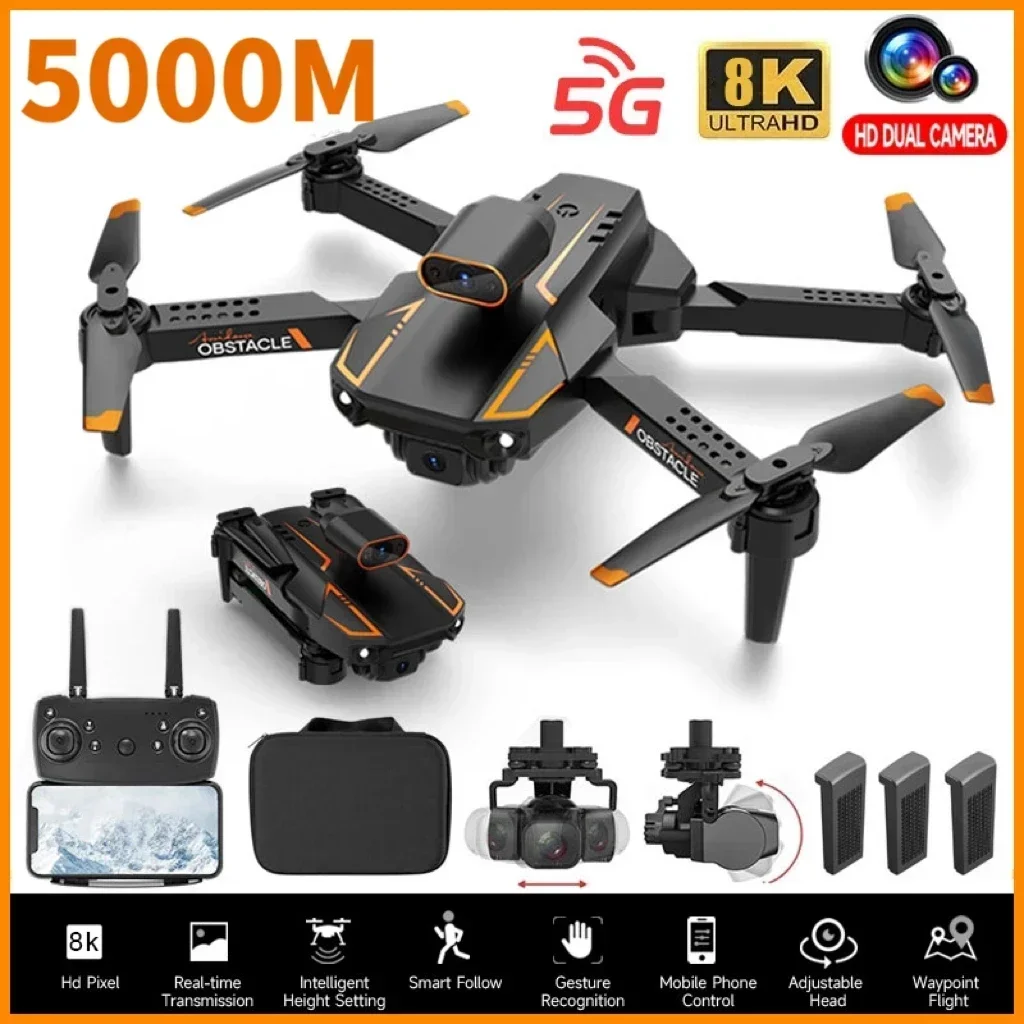 New-Drone-S91-8K-GPS-Profession-Obstacle-Avoidance-Dual-Camera-RC ...