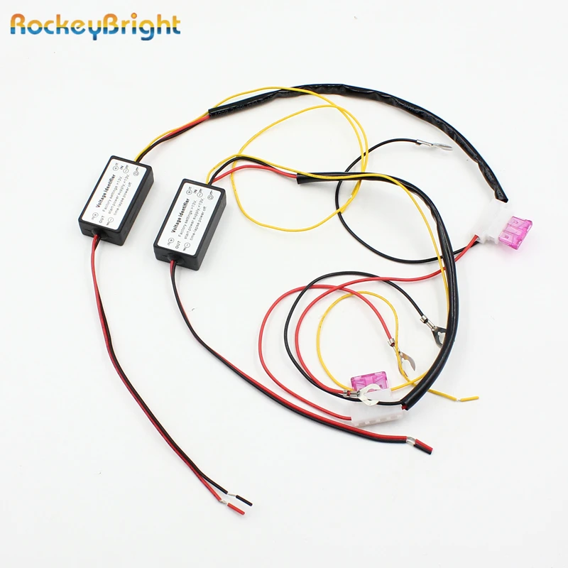 Rockeybright 2* DRL Controller Auto Car LED Daytime Running Light Relay ...