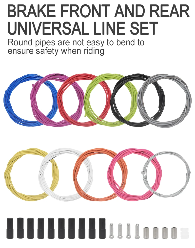 JAGWIRE-Bicycle-Brake-KIT-Cables-Shift-Cable-Tube-brake-2-5-Meters ...