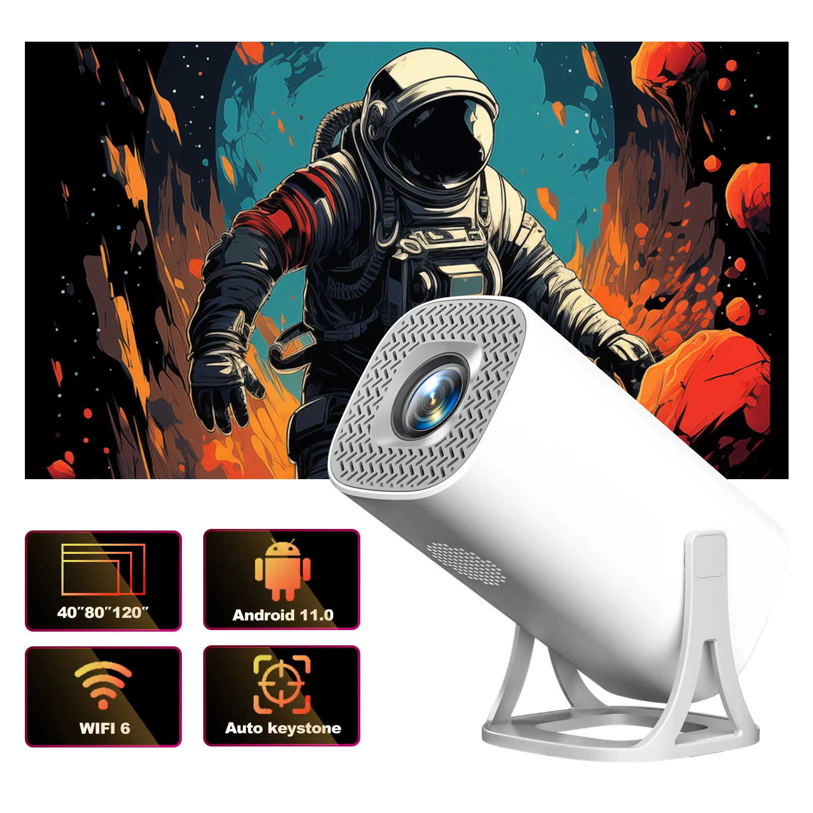 S40-Android-11-Mini-Projector-WIFI6-Support-4K-1080P-2-4G-5GWIFI-BT5-0 ...