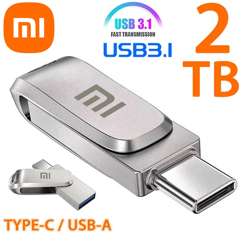Xiaomi-unidad-Flash-USB-3-1-de-alta-velocidad-memoria-port-til-de-Metal ...