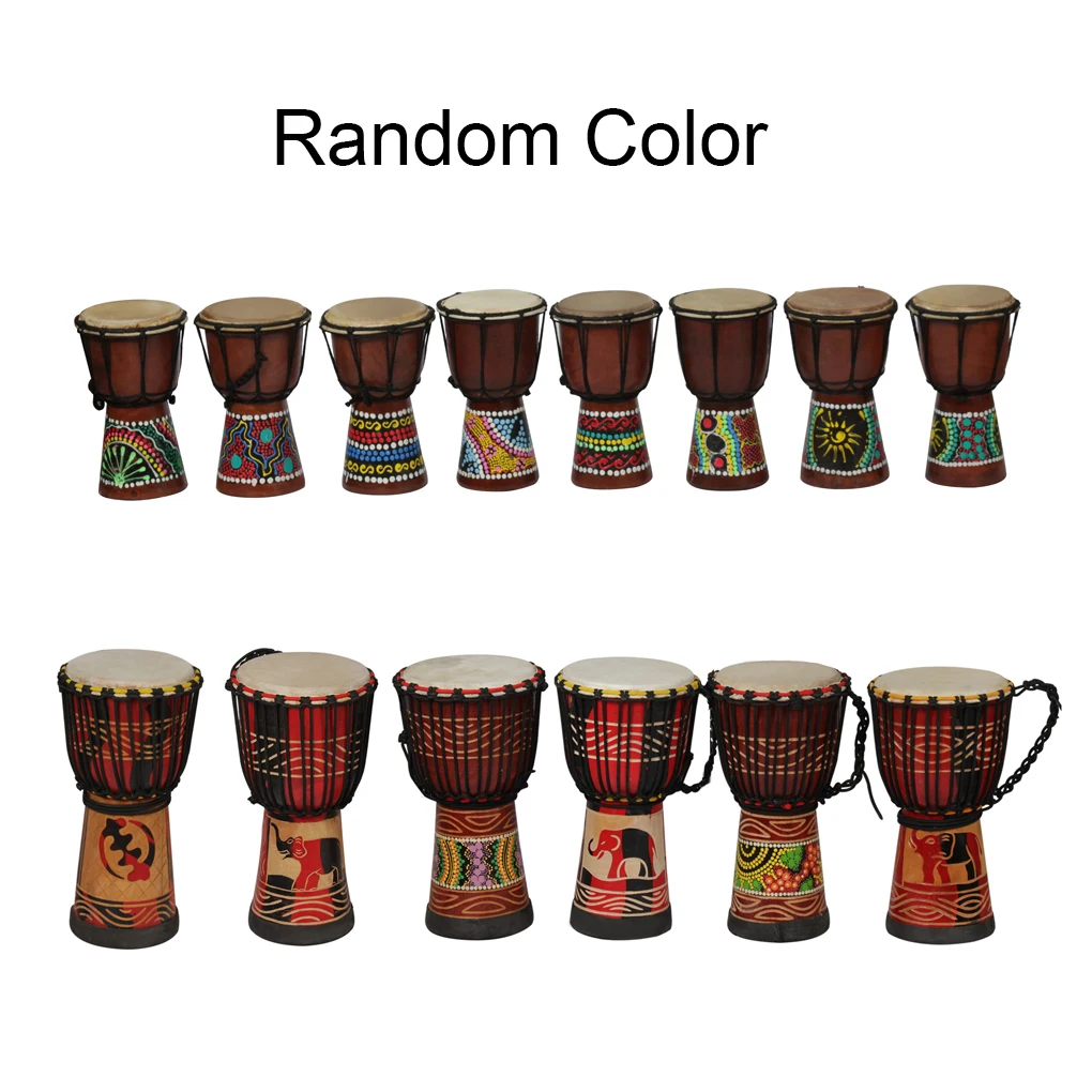 Tambor Africano profesional de 4 pulgadas, instrumento Musical Premium ...