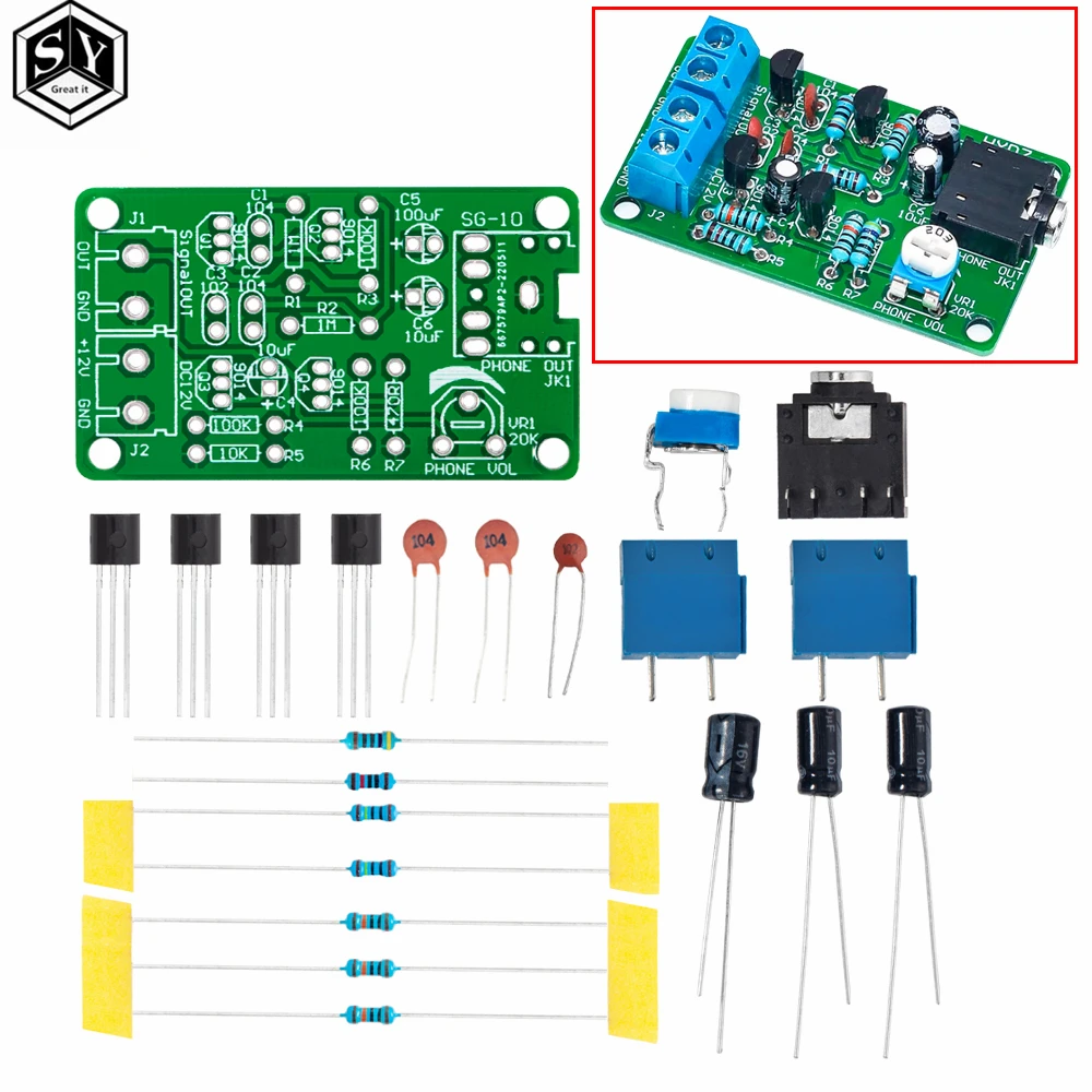 White-Noise-Signal-Generator-DIY-Kit-Electronic-Kit-2-Channel-Output ...